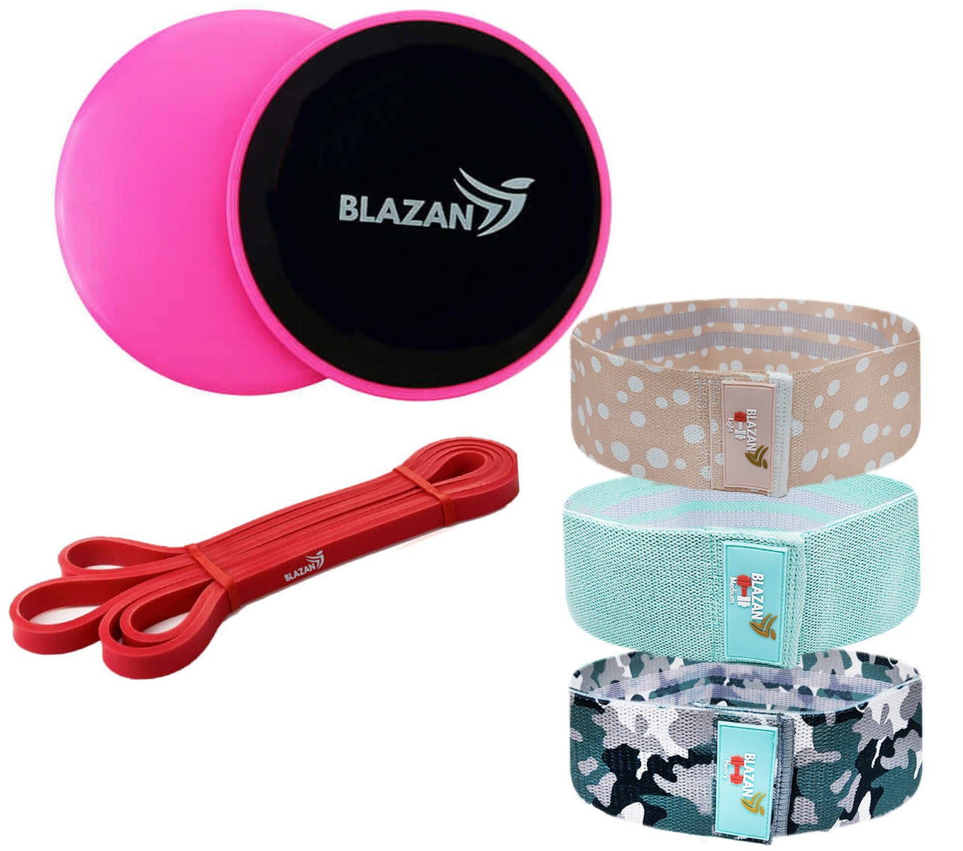 Simplify Bundle Core Sliders Booty Bands And Heavy Duty Resistance Ban