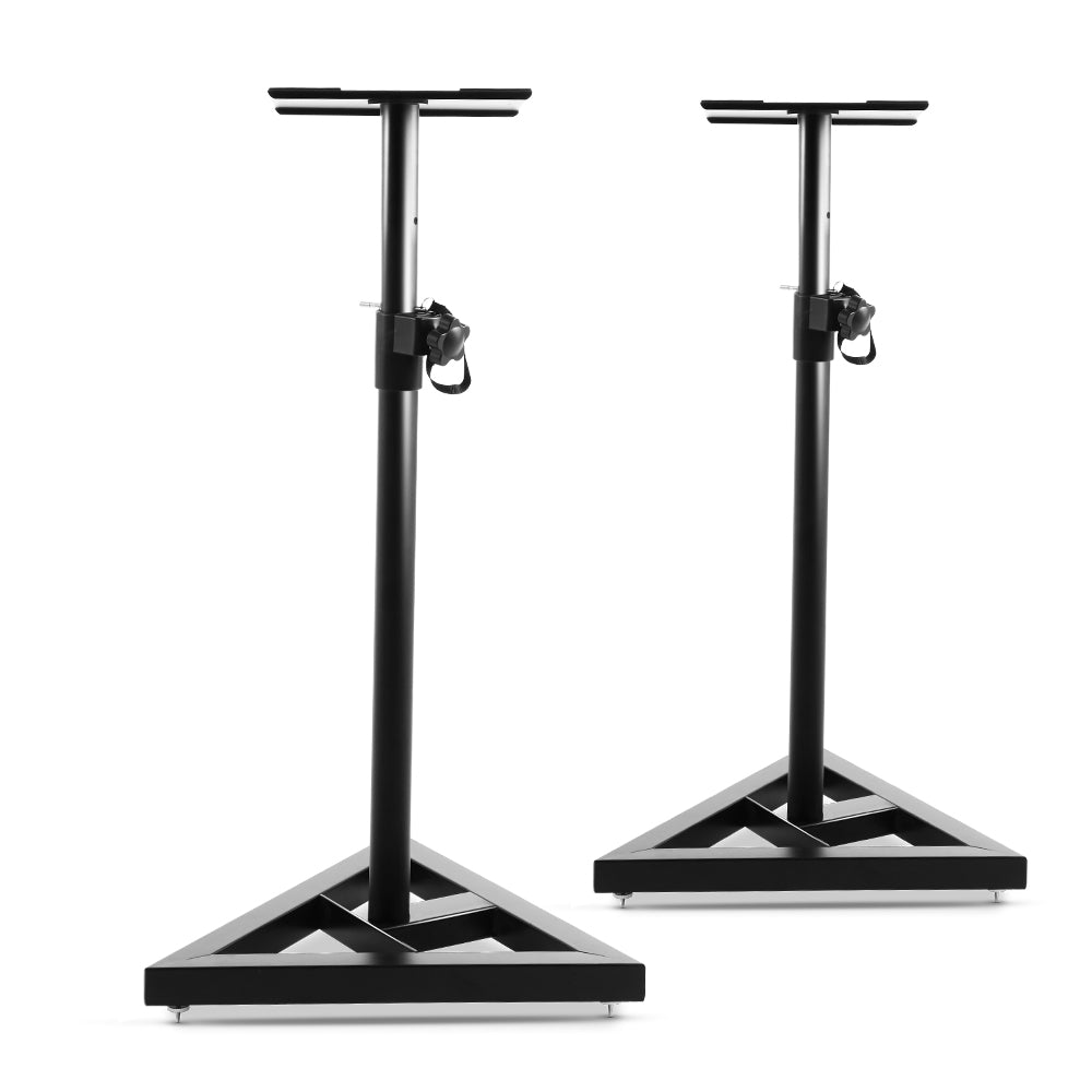 Alpha Speaker Stand 67-120cm Adjustable Height Surround Sound Studio H